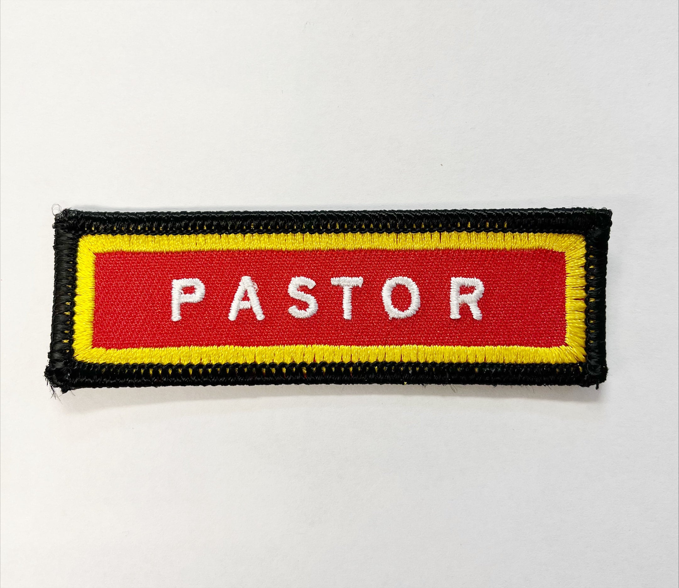 Pathfinder Pastor Name Staff Strip Patch | SNEC Youth Store